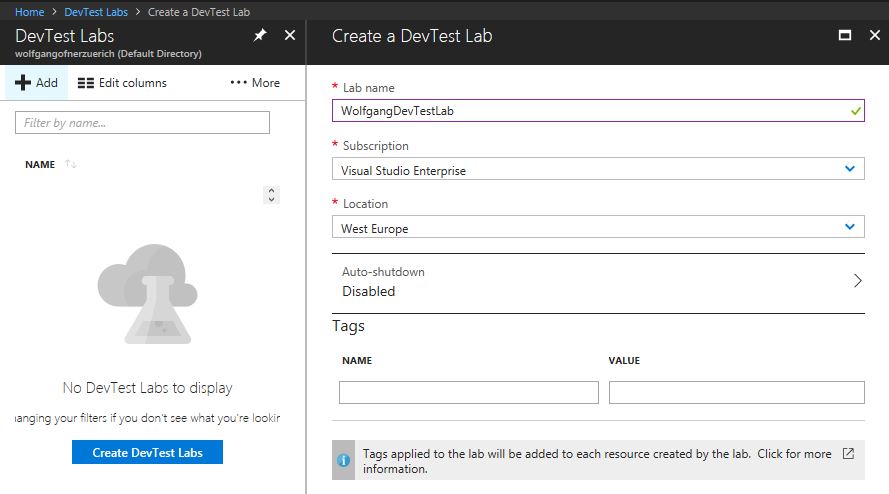 Design and implement DevTest Labs | Programming With Wolfgang